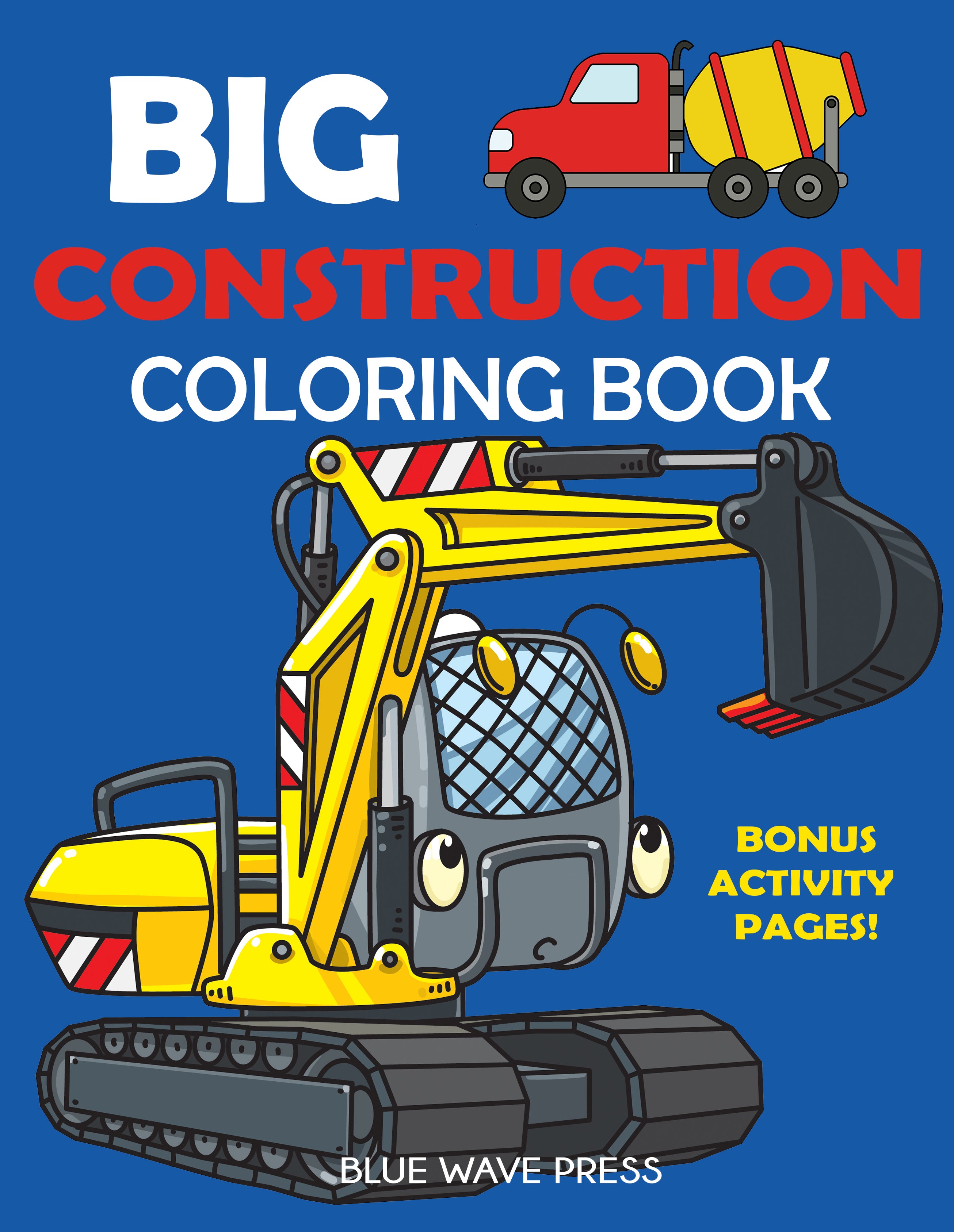 Big Construction Coloring Book – Dylanna Publishing