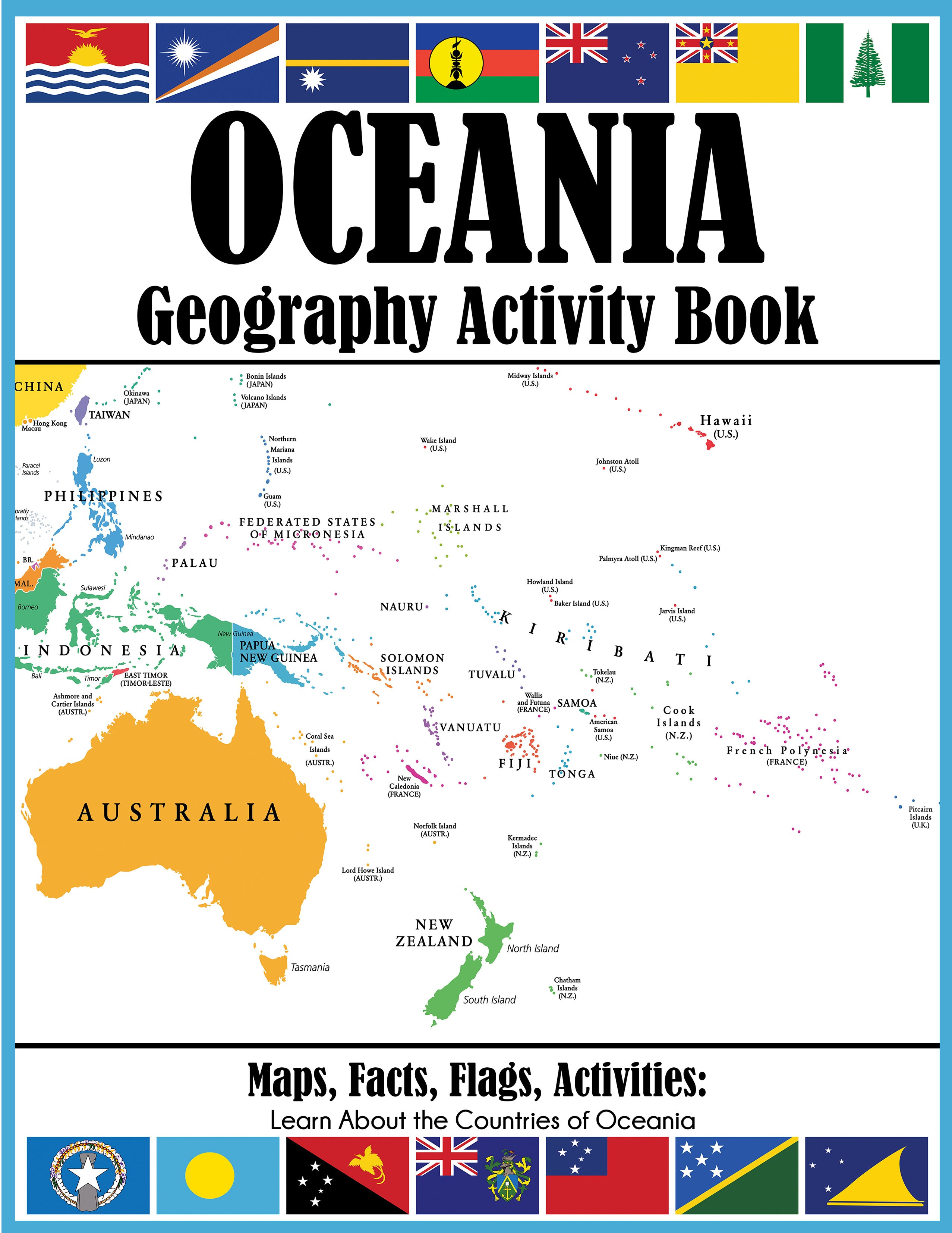 Oceania Geography Activity Book – Dylanna Publishing