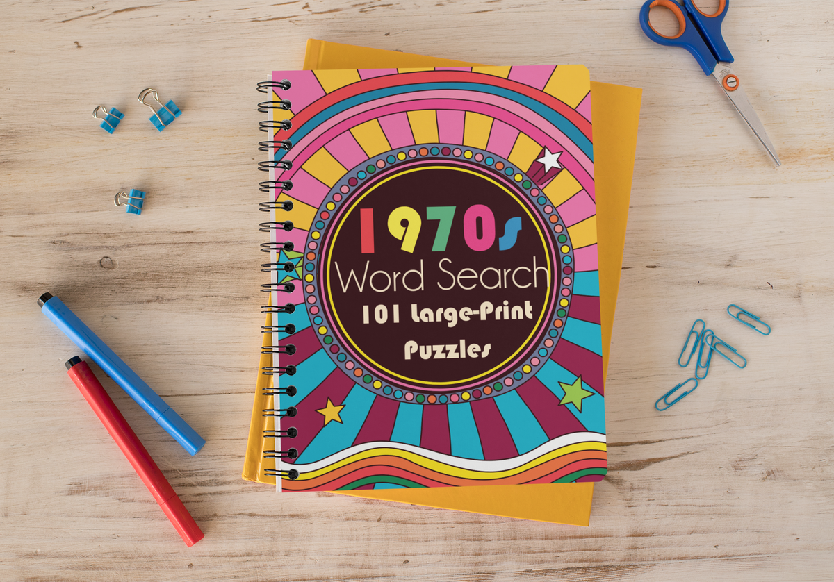 1970s Word Search: Seventies Word Games with 101 Large-Print Puzzles ...