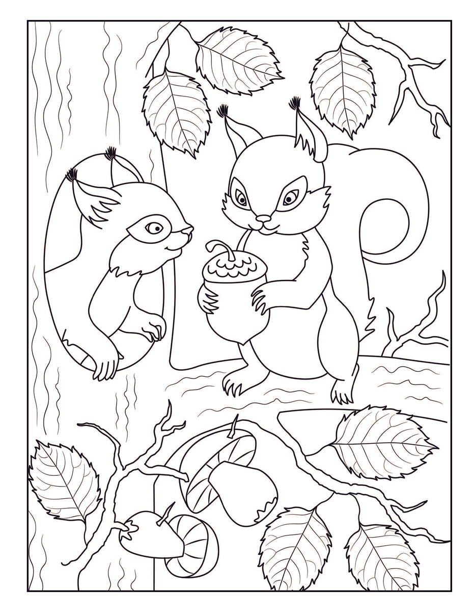 Large Print Coloring Book: Easy Animal Designs – Dylanna Press